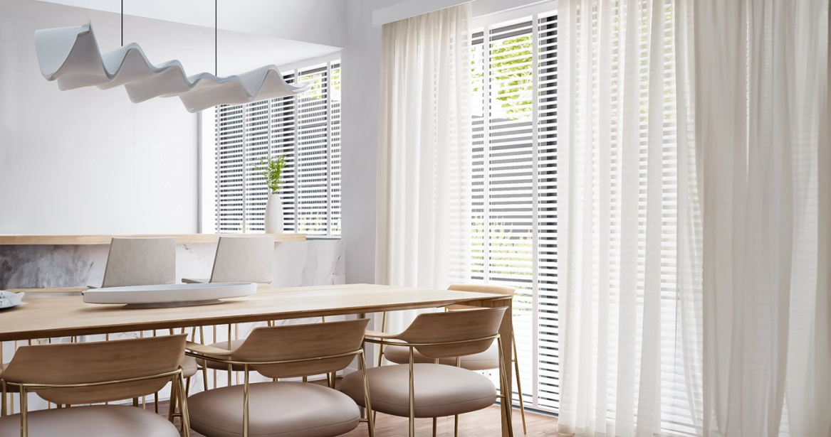 Cortinas de tela Soft Drapery - HunterDouglas®
